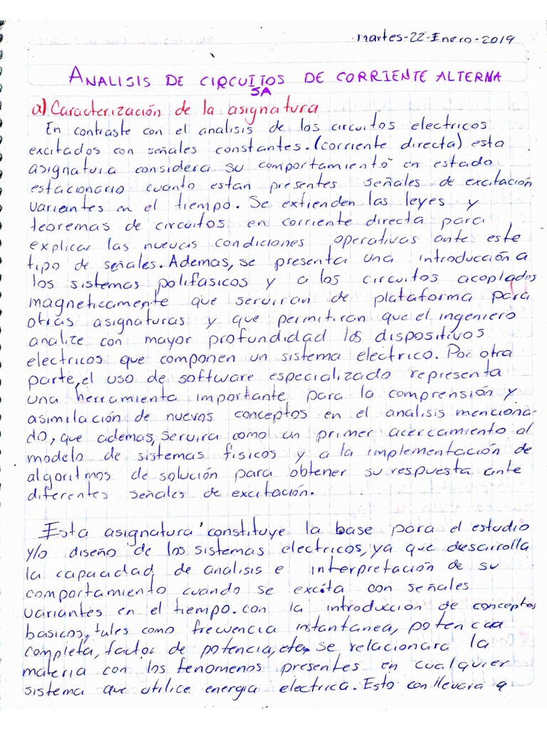 Corriente Alterna | PDF
