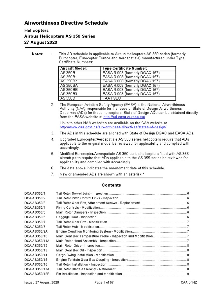 AS350 | PDF | Helicopter Rotor | Helicopter