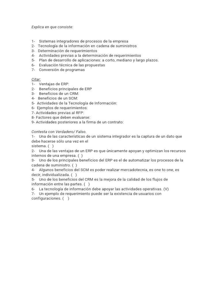 Tic - Ejercicios | PDF