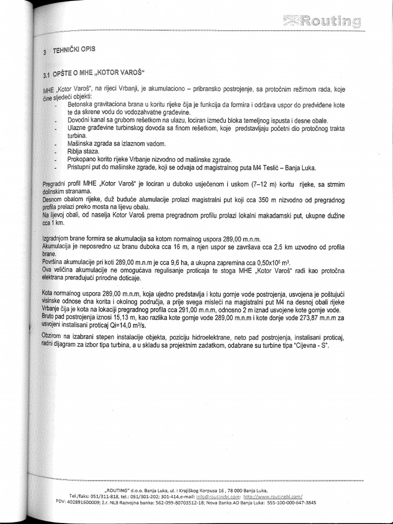 01.tehnicki Opis | PDF