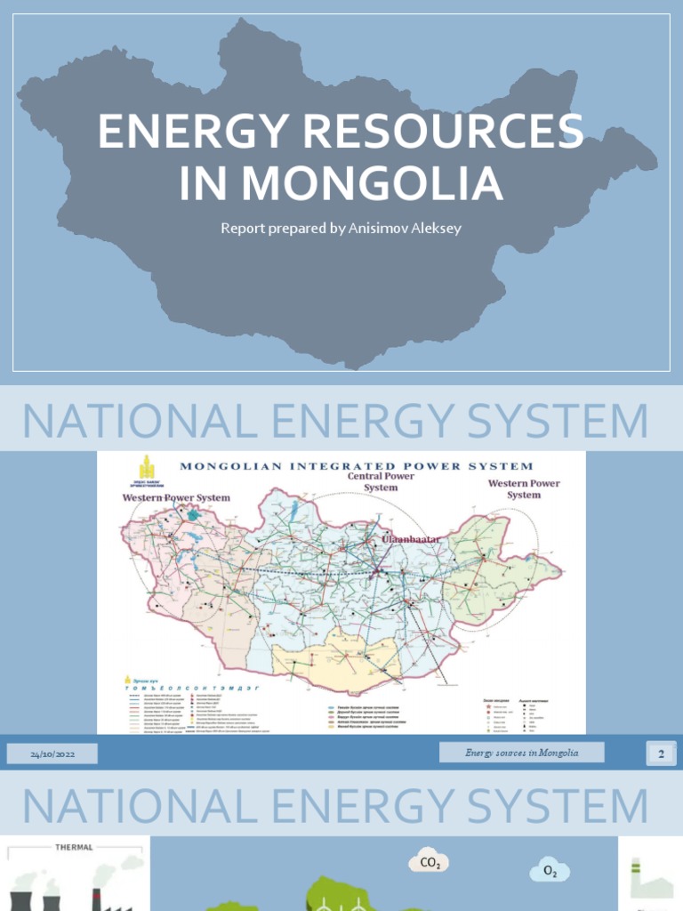 An Analysis Of Renewable And Non Renewable Energy Resources In Mongolia