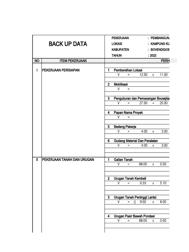 Penawaran 1 RKB Womsim | PDF