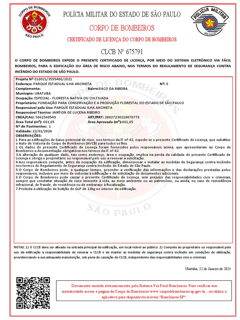 Alvara Corpo de Bombeiro | PDF | Casa e Jardim