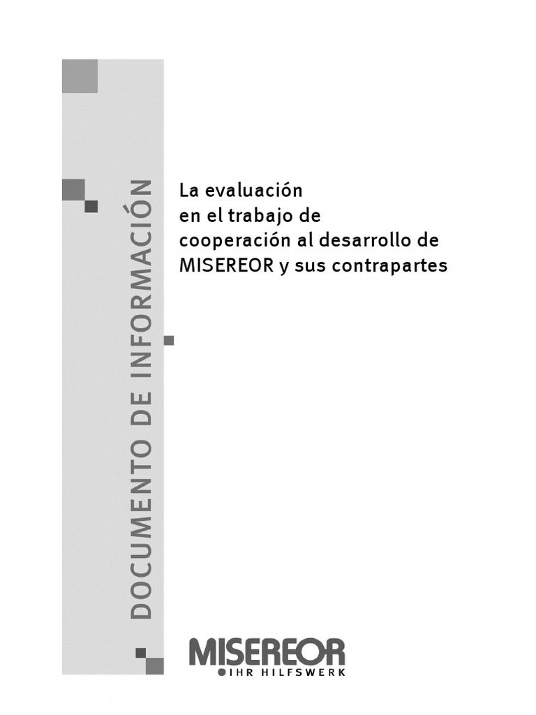 Evaluacion en Misereor | PDF