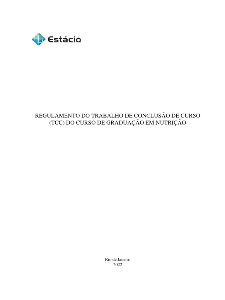 Manual Projeto de TCC e TCC 2022 | PDF | Science | Abstract (resumo)