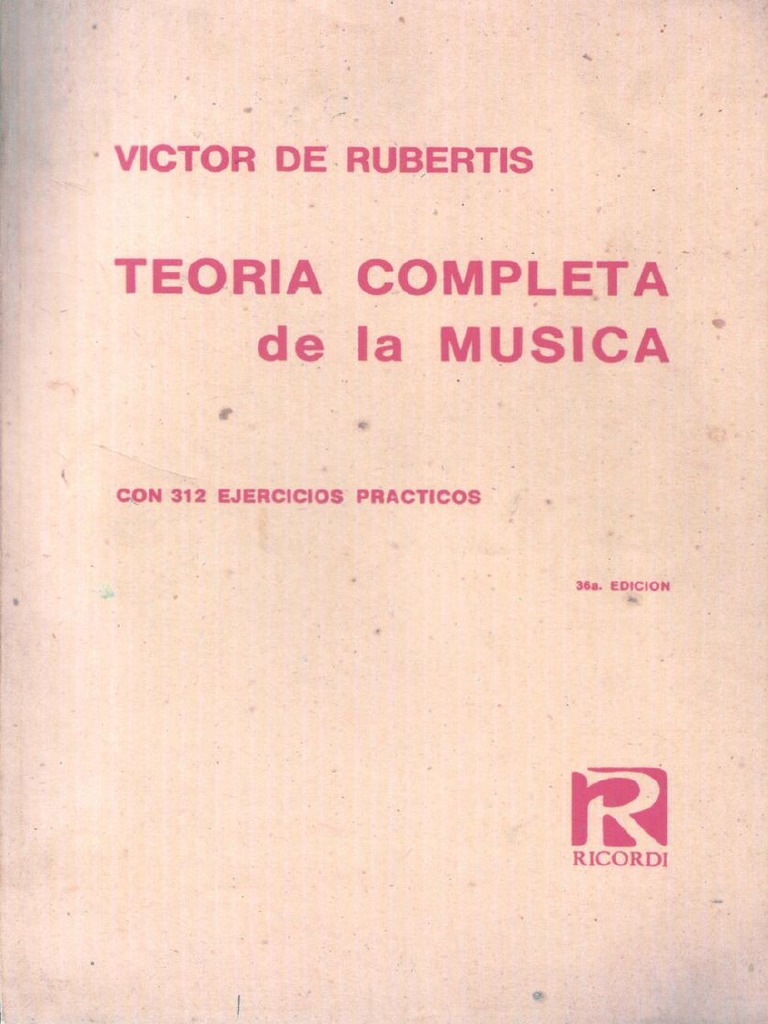 Teoria Musical Victor de Rubertis | PDF