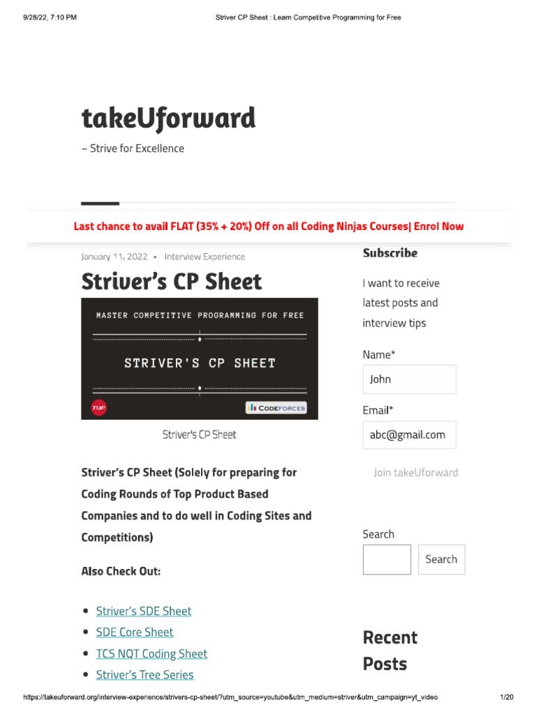 CP Sheet | PDF