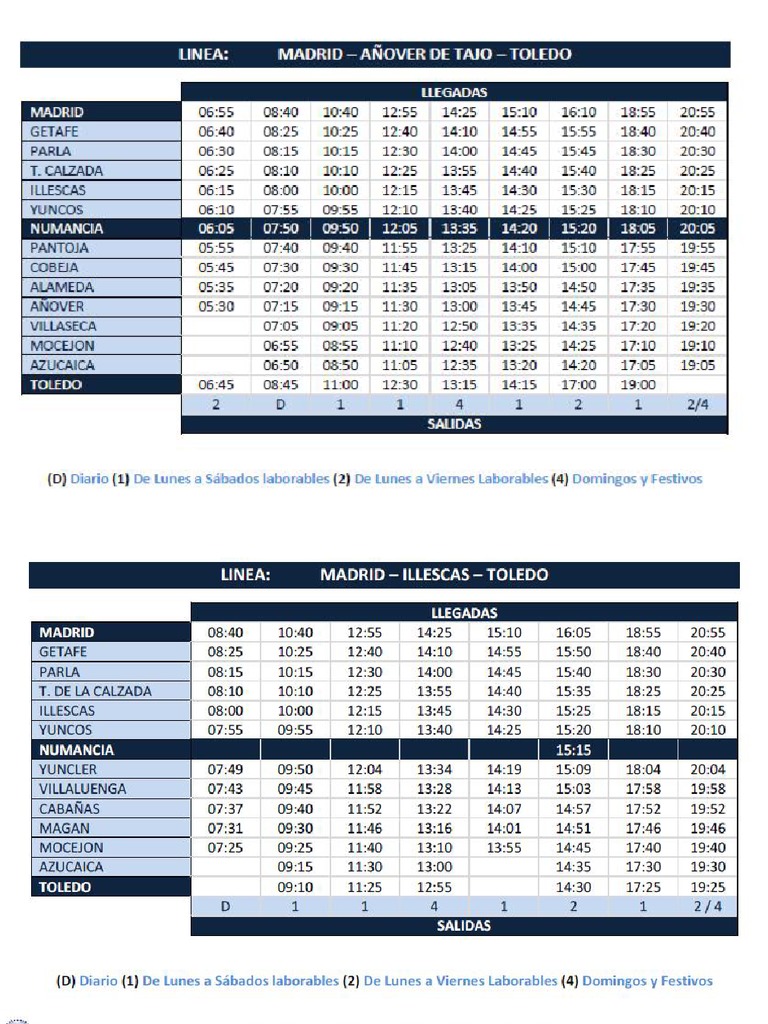 Horarios Samar | PDF