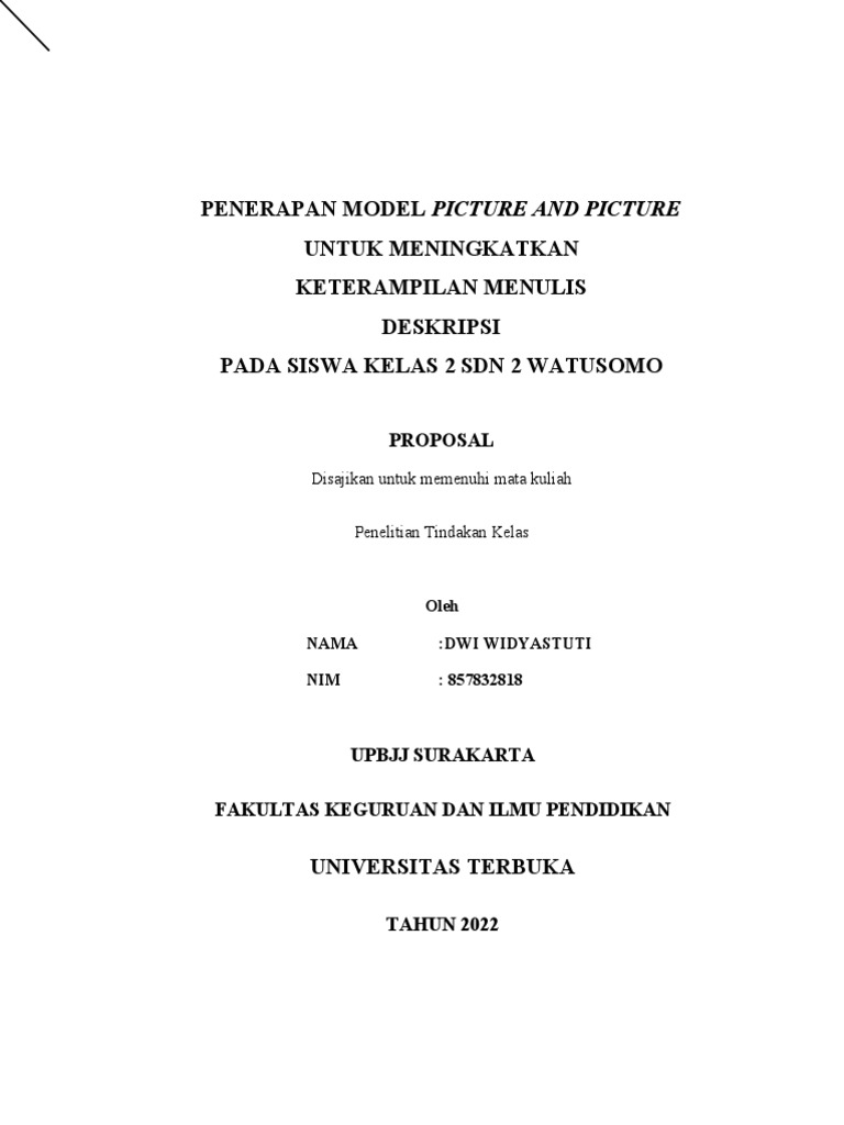 Proposal PTK | PDF