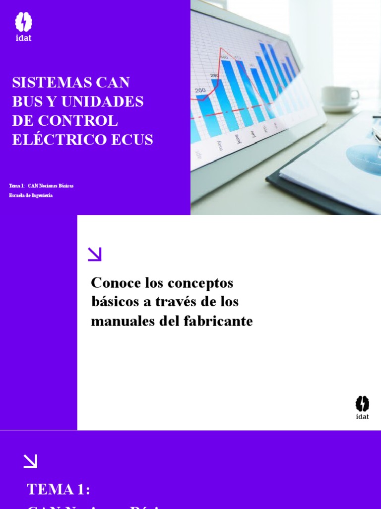 Tema 1 - Sistemas CAN BUS y Unidades de Control Electrónico ECUS | PDF | Poco | Byte