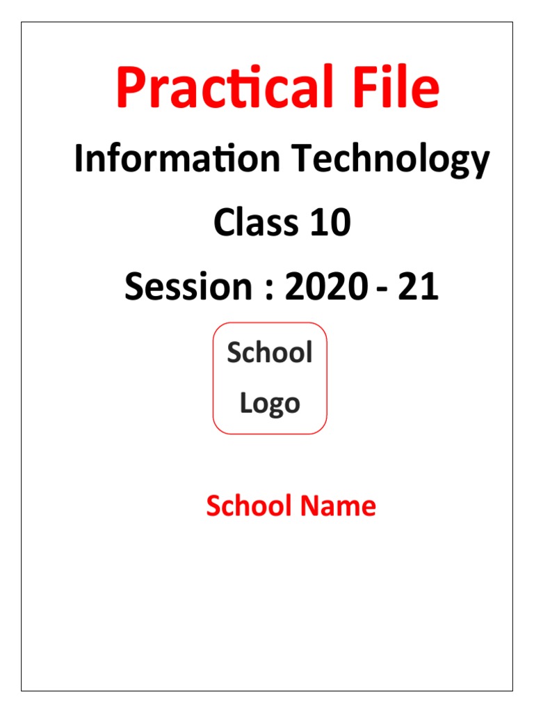 IT Practical File | PDF | Spreadsheet | Worksheet