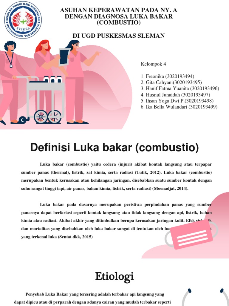 2B - Kelompok 4 - PPT Askep Luka Bakar (Combustio) | PDF