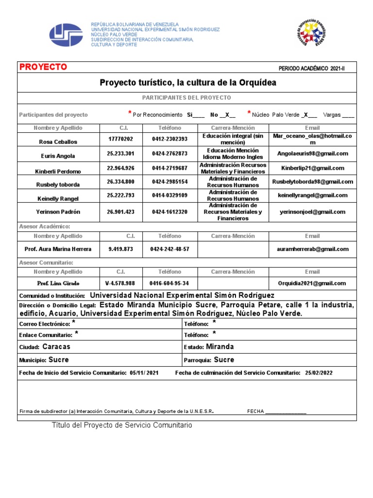 Sore Informe | PDF | Venezuela | Orchidaceae