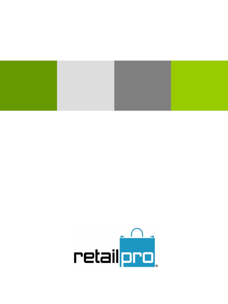 Retail Pro 9 Overview | PDF | Point Of Sale | Retail