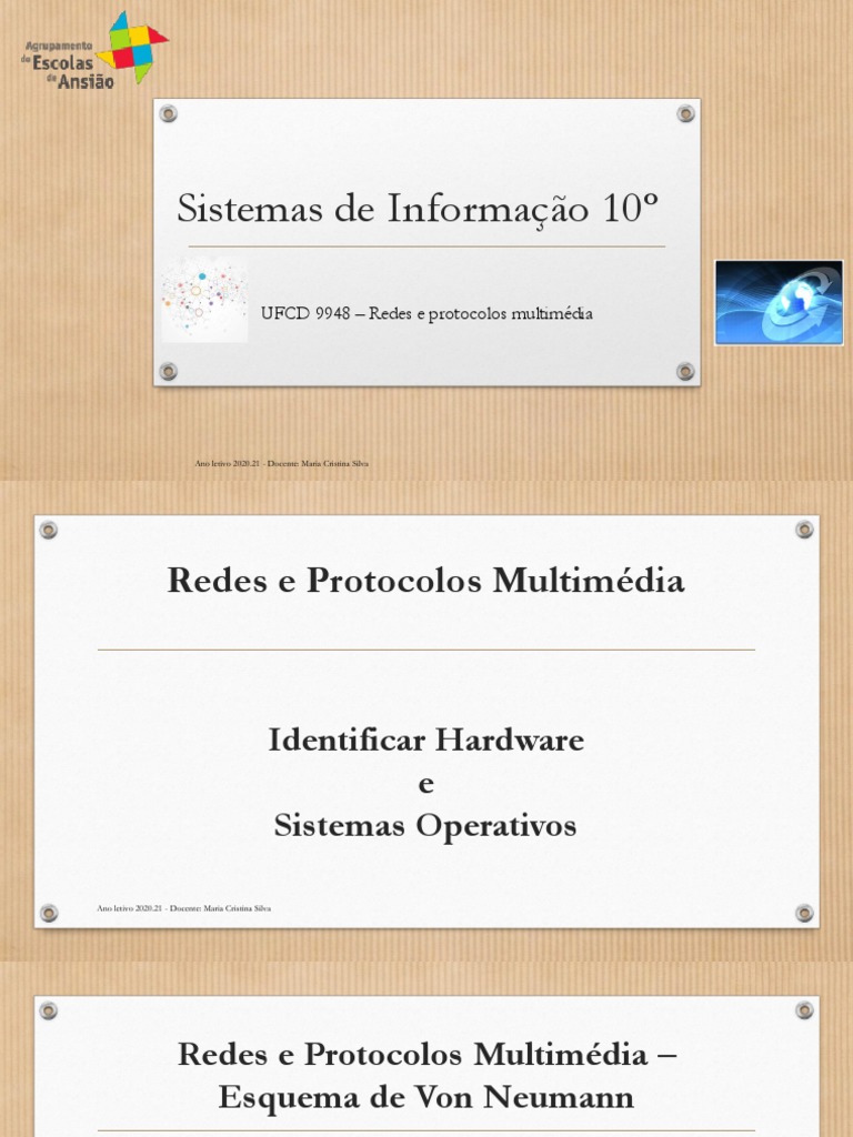 Redes e Protocolos Multimédia - Hardware, Software e Dispositivos de Armazenamento | PDF | Disco ...
