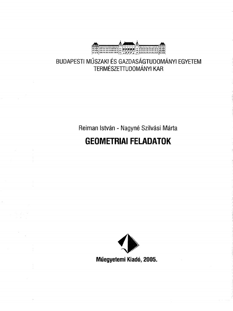 Reiman Istvan Geometriai Feladatok | PDF