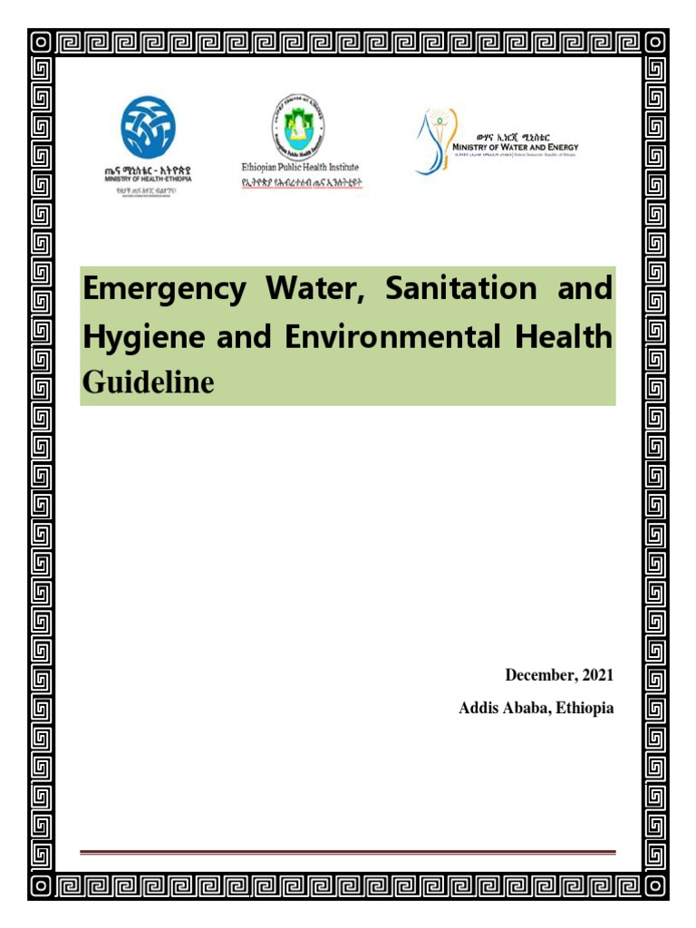 Guide to Emergency Water, Sanitation, Hygiene, and Environmental Health ...