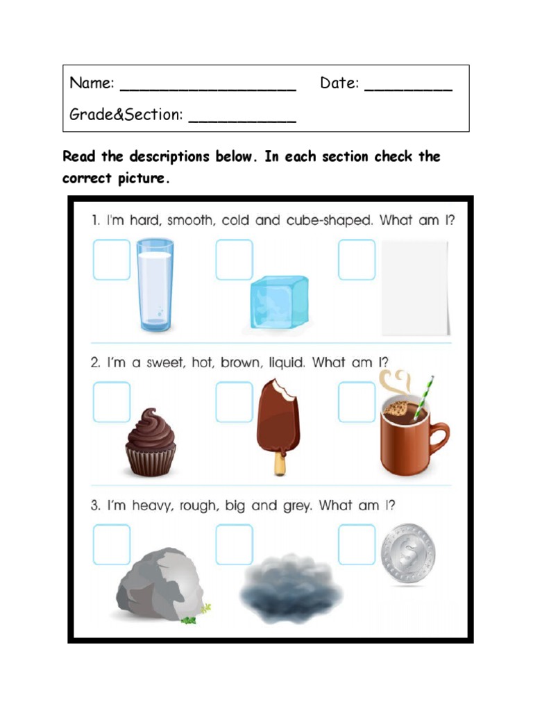 Grade 3 Activity | PDF