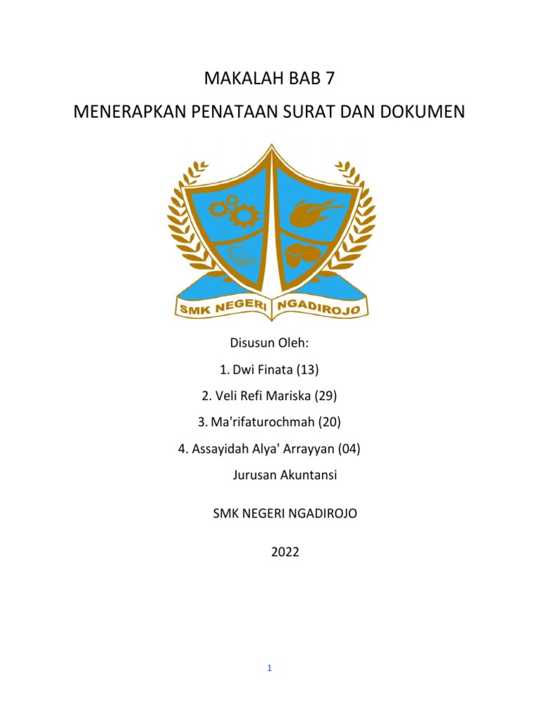 MAKALAH BAB 7 (Administrasi Umum) | PDF