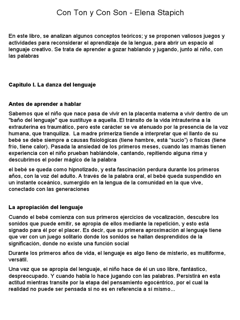 Resumen de Con Ton y Con Son | PDF | Pensamiento | Creatividad