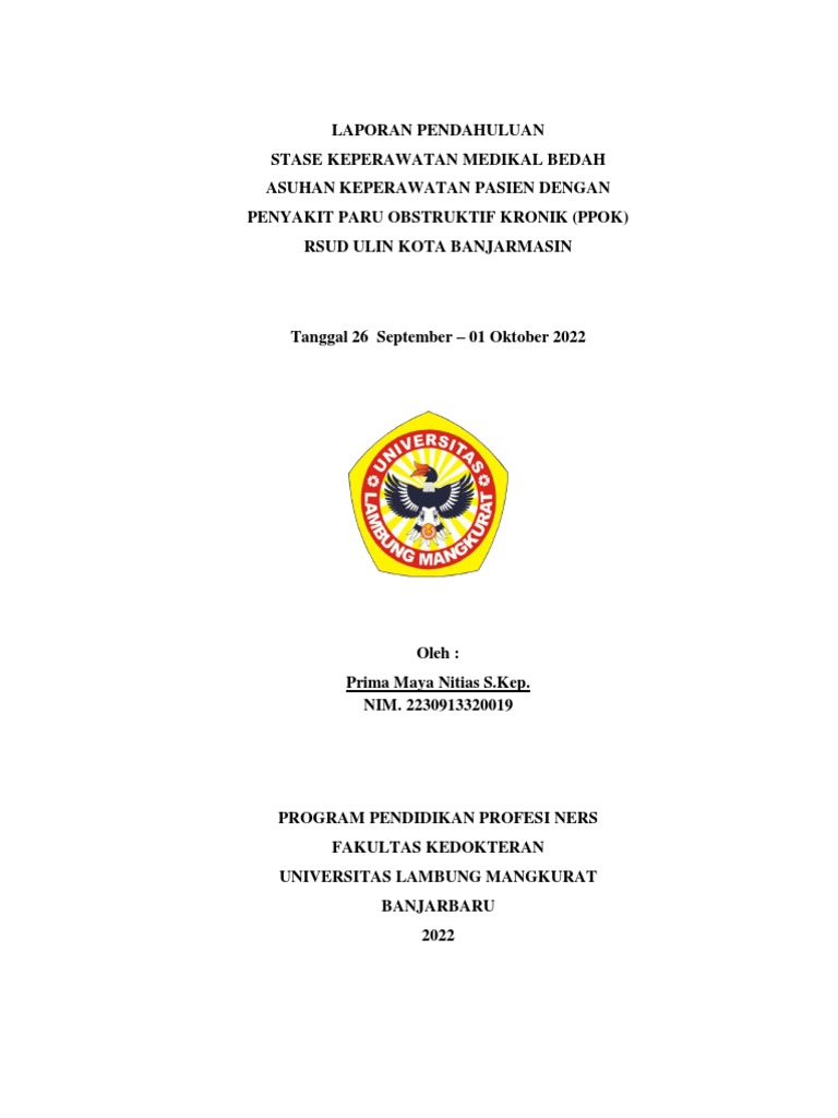 Prima Maya Nitias - 2230913320019 - LP KMB 3 - PPOK | PDF