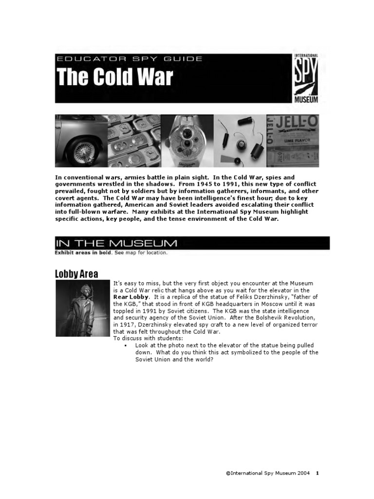 SPY Coldwar Edguide | PDF | Espionage | Cold War