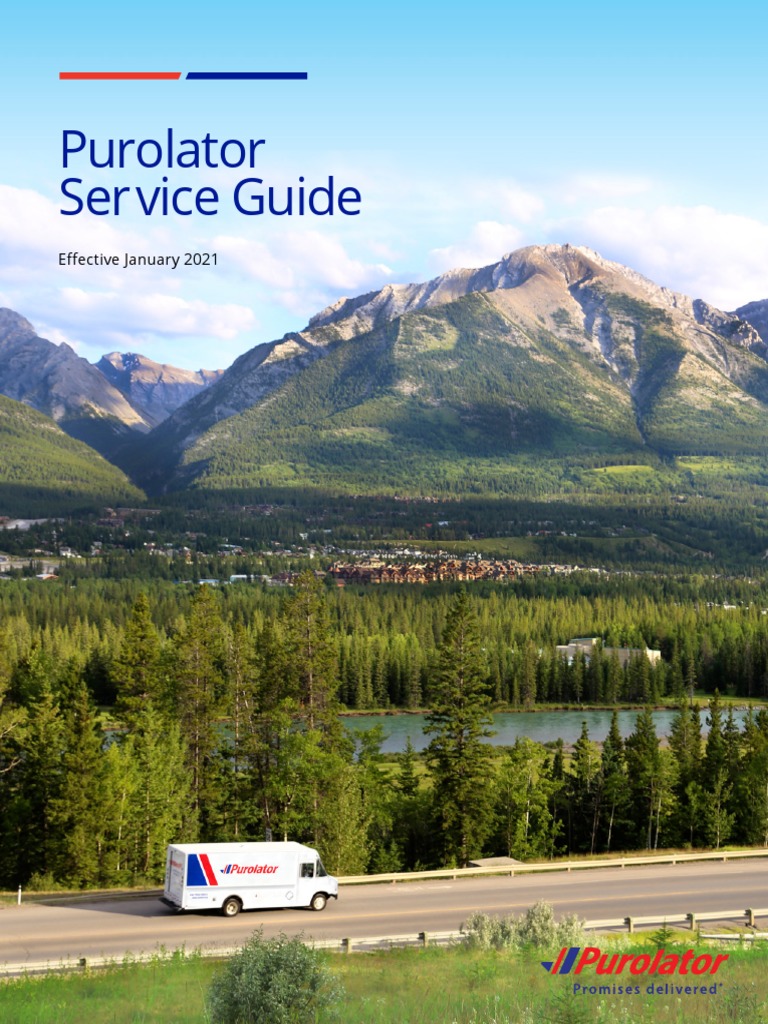 Purolator Service Guide English | PDF | Cargo | Warehouse