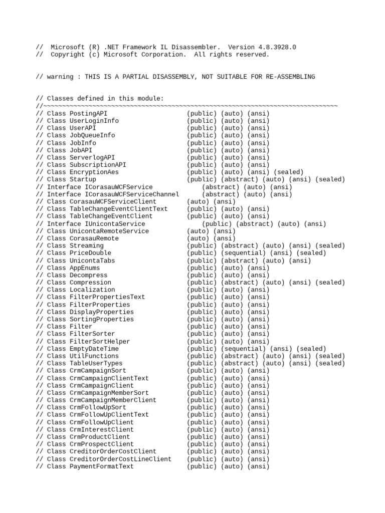 Classname API | PDF | Computer Science | Software