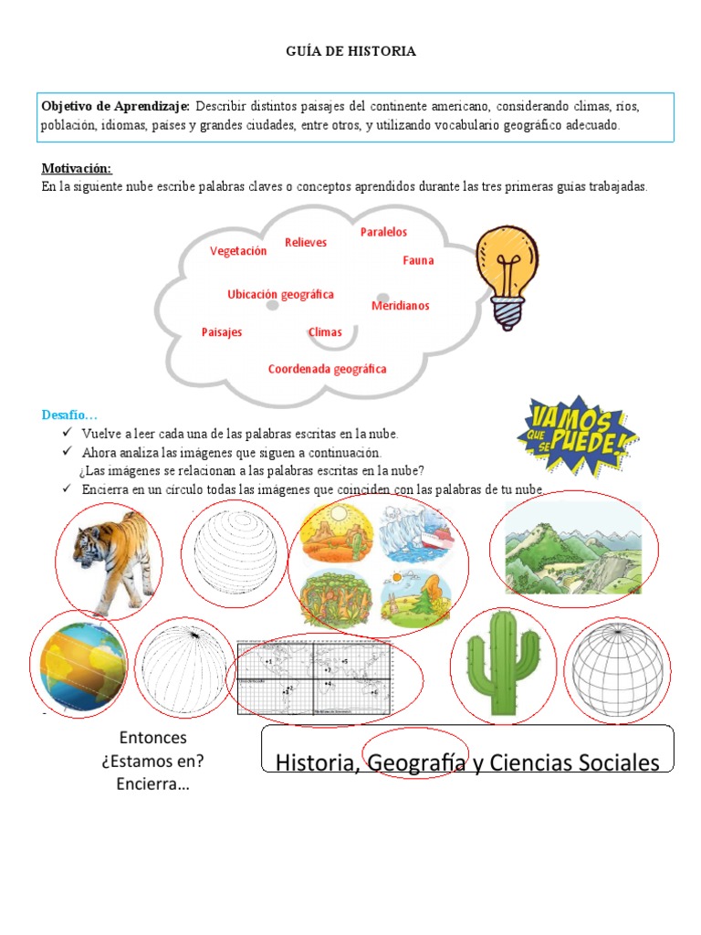Historia Retro Guía-N°4 4° | PDF | Paisaje | Montañas
