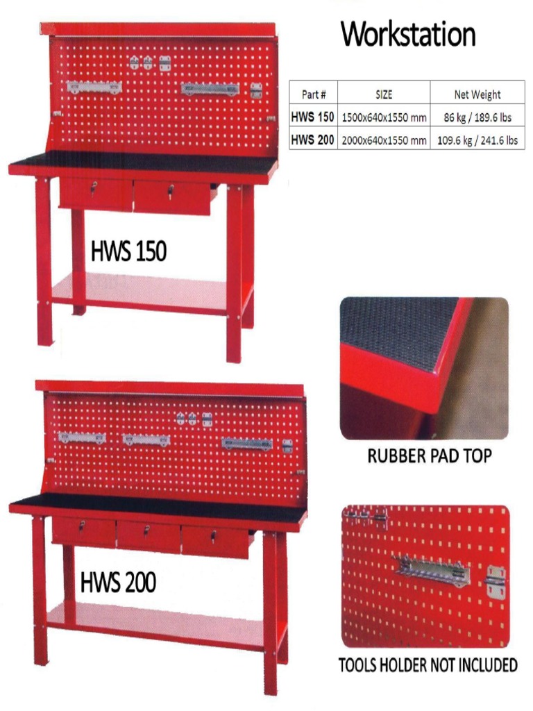 Workstation HWS 150 & HWS 200 | PDF
