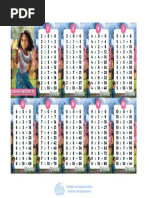 Tablas de Multiplicar de Roblox | PDF