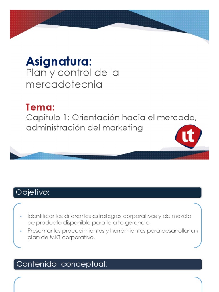 Presentacion Cap 1 | PDF | Marketing | Calidad (comercial)