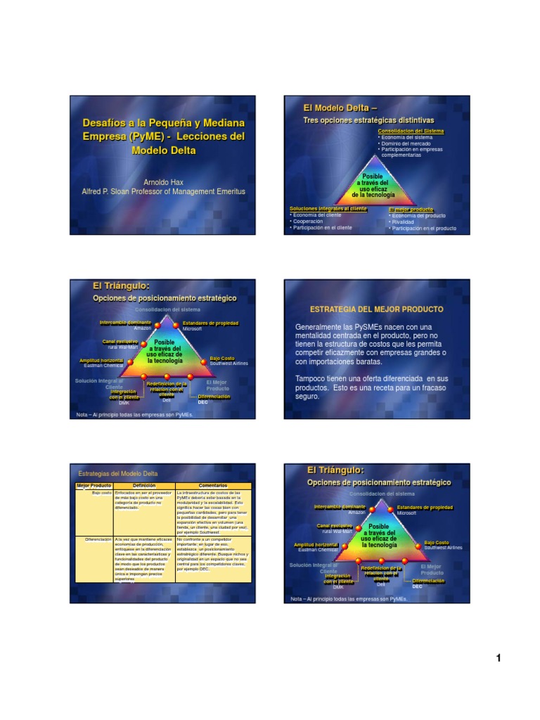 Modelo Delta Empresas - PyMESpdf | PDF | Pequeñas y medianas empresas ...