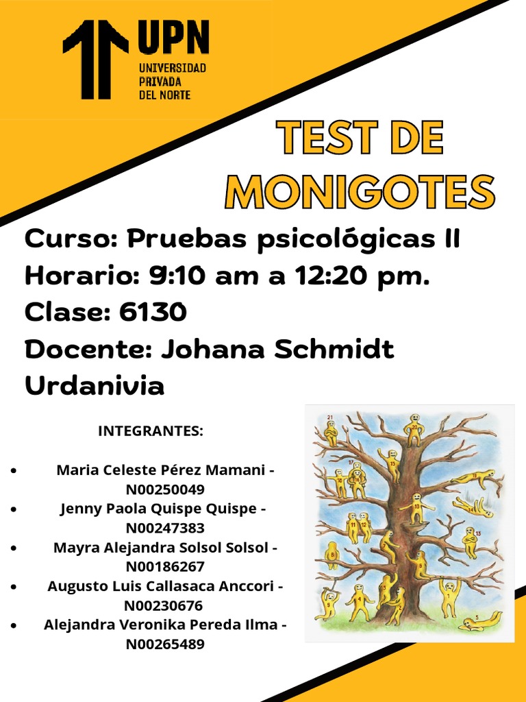 TEST DEL MONIGOTE - Merged | PDF | Sicología | Ciencia cognitiva