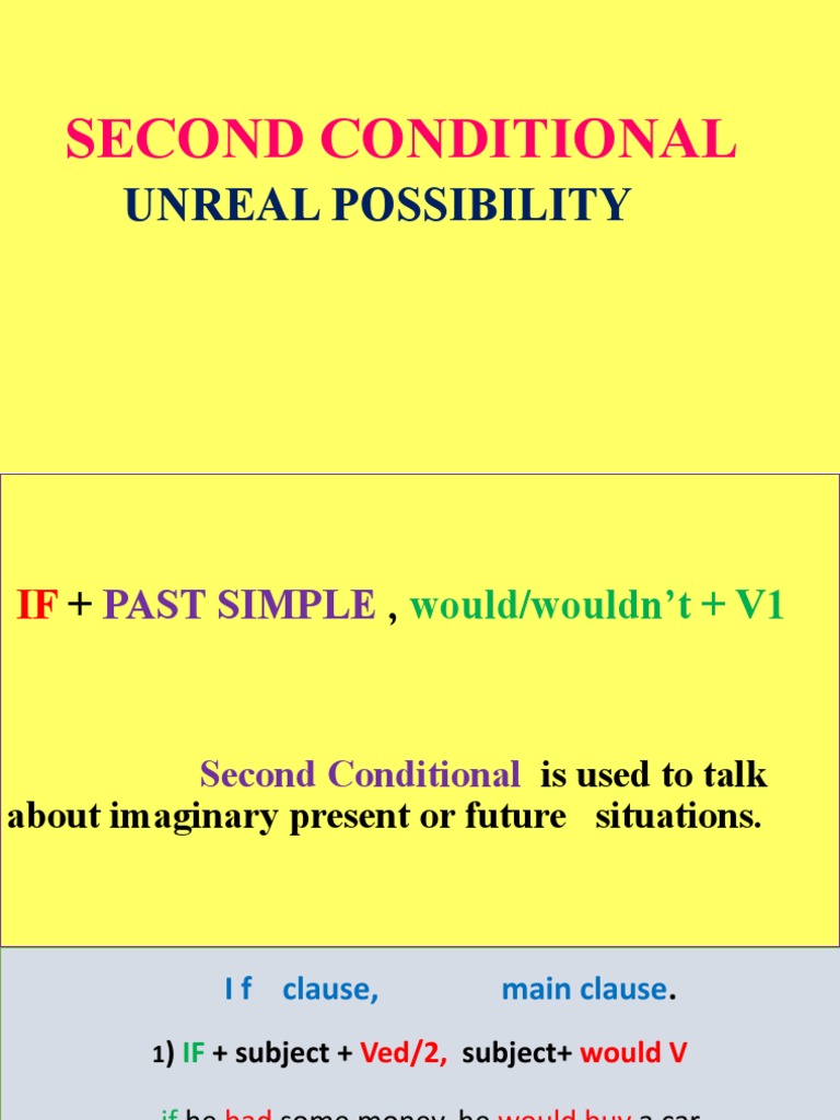 Second Conditional | PDF