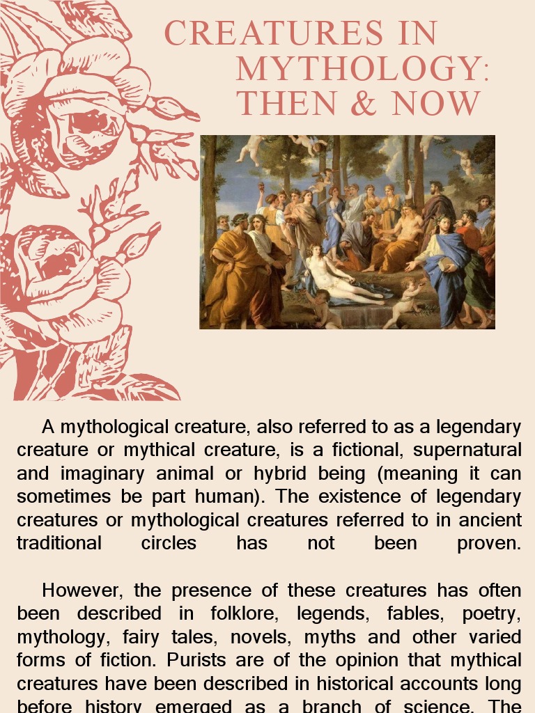 Mythical Creatures: Then & Now | PDF | Legendary Creatures ...