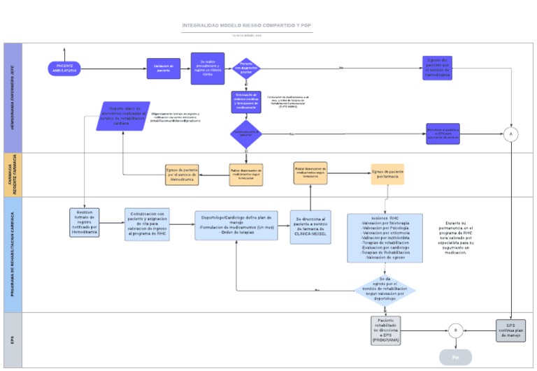 Diagrama de Flujo de Proceso RHC | PDF | Ciencias de la Salud ...
