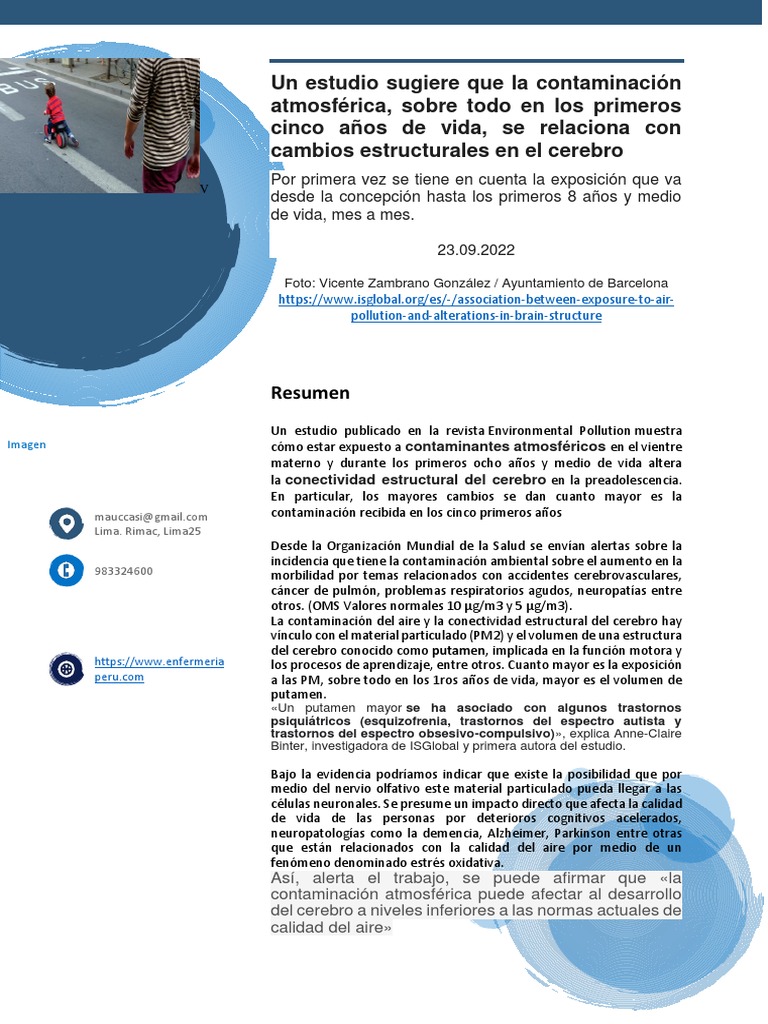 Auccasi Rojas Marcelino - Contaminacion Ambiental | PDF | La ...