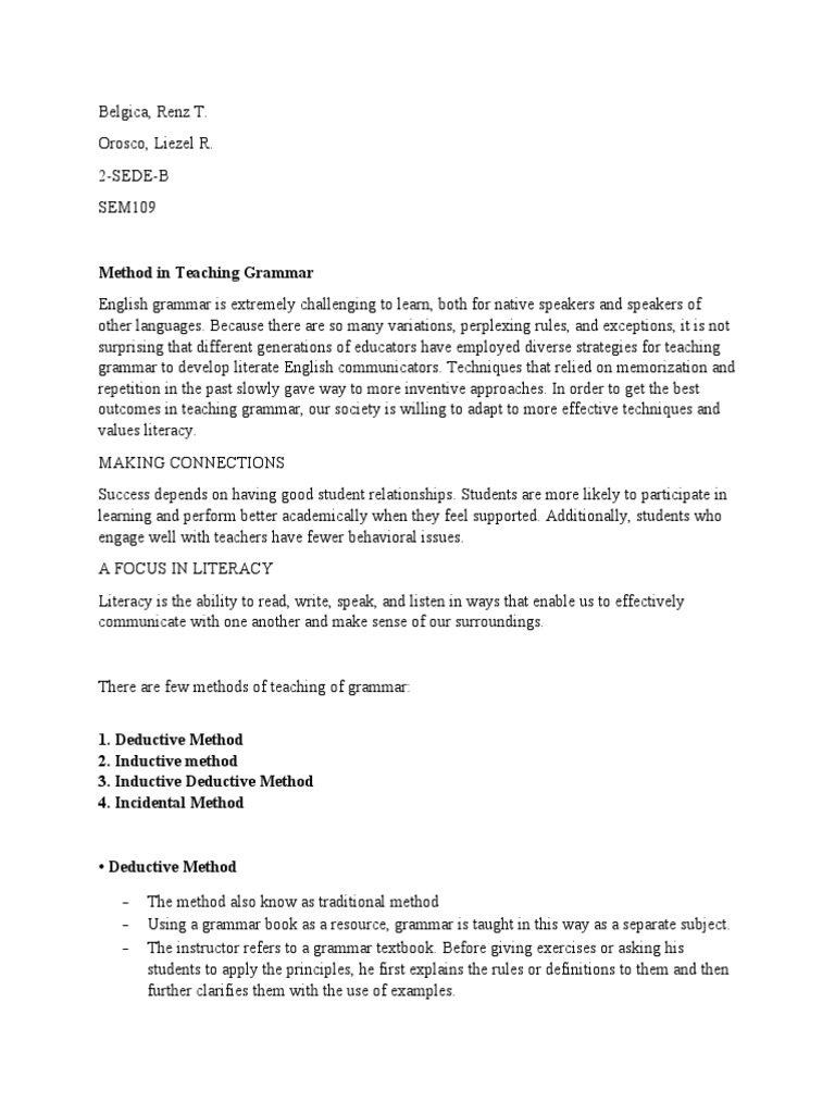 Methods of Teaching | PDF | Teaching Method | Learning Methods of Teaching | PDF | Teaching Method | Learning