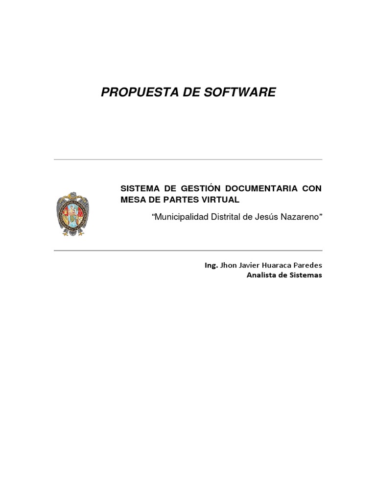 Propuesta Sistema Tramite | PDF | Software | Internet