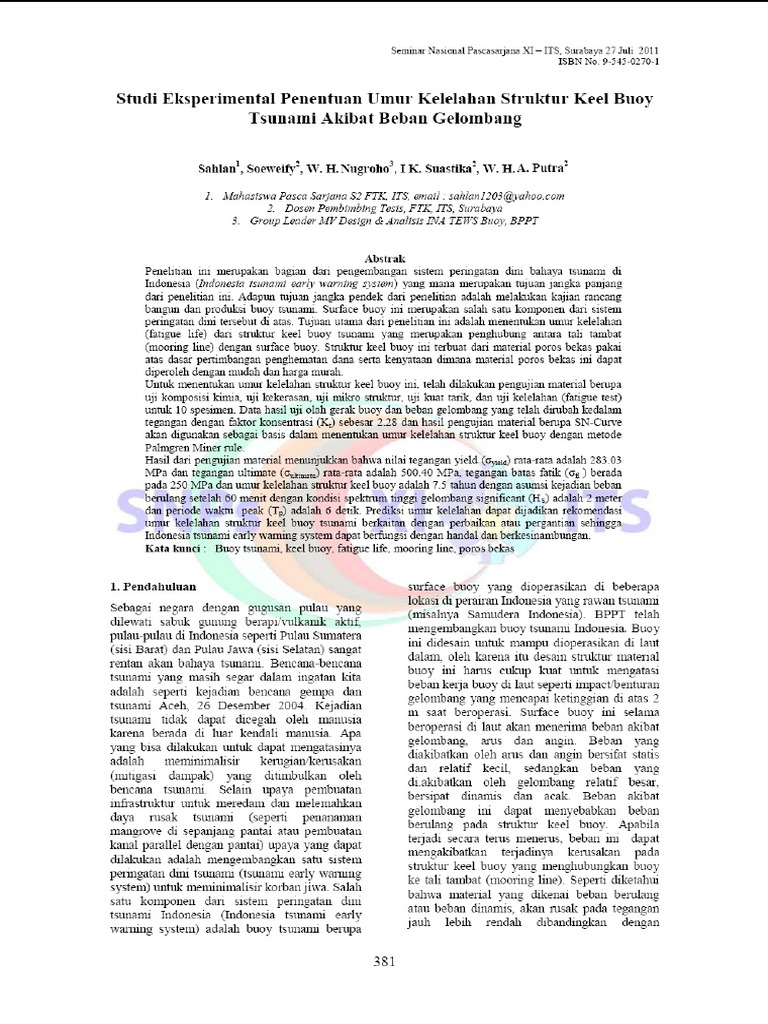 Adoc - Pub Seminar Nasional Pascasarjana Xi Its Surabaya 27 J | PDF