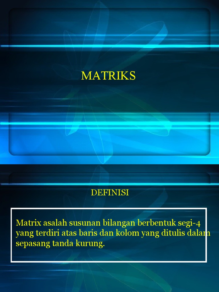 Materi-Matriks-Smk-Ap | PDF