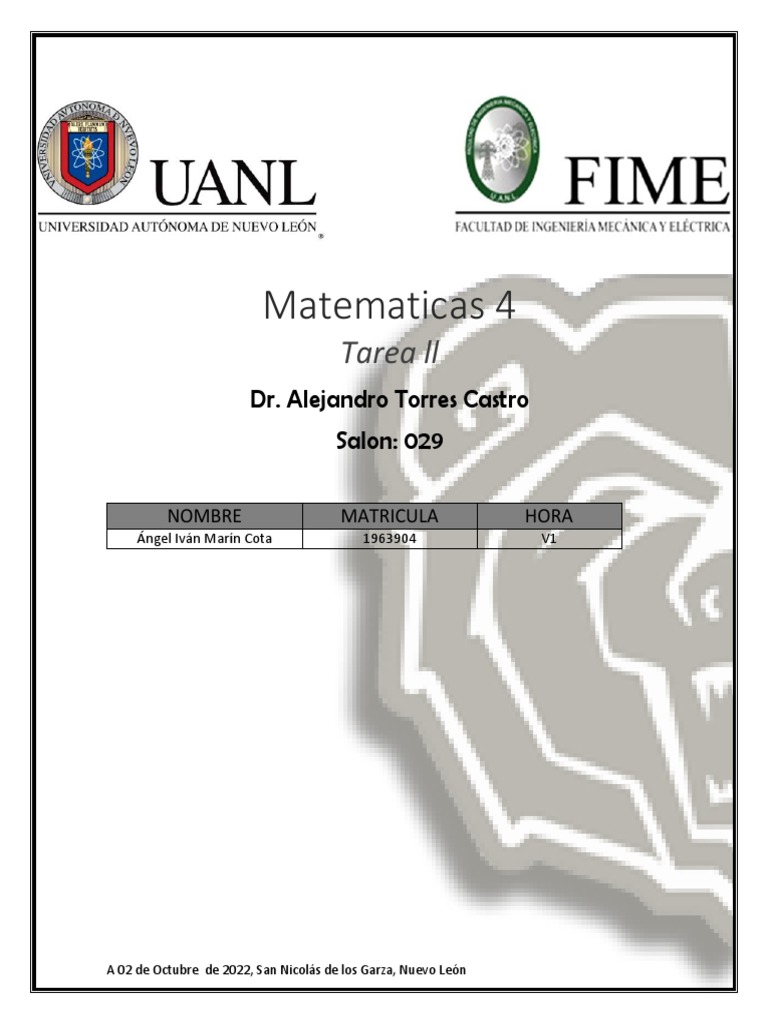 Tarea 2 Mate | PDF
