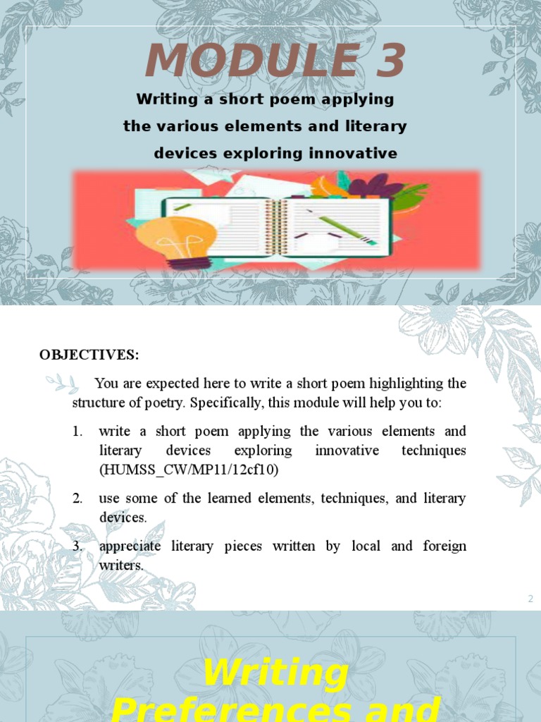 LEsson 3 | PDF | Poetry | Rhyme