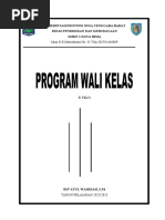Program Kerja Wali Kelas | PDF