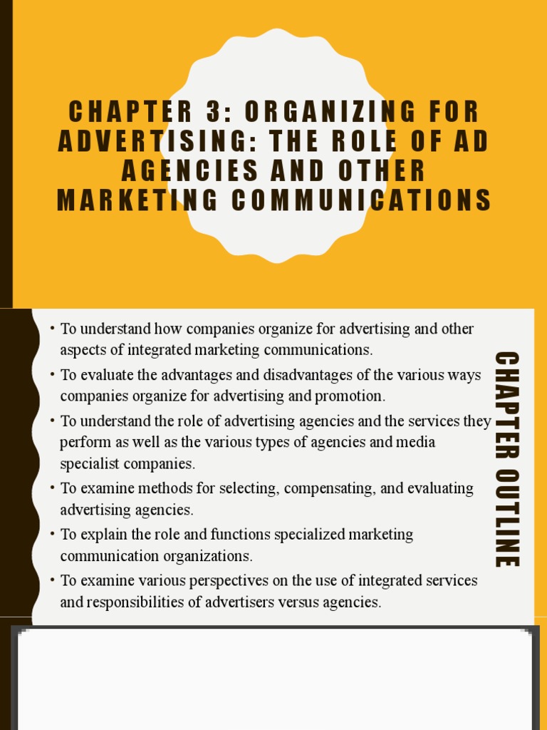 Advertising Agency Roles & Systems | PDF | Marketing Communications ...