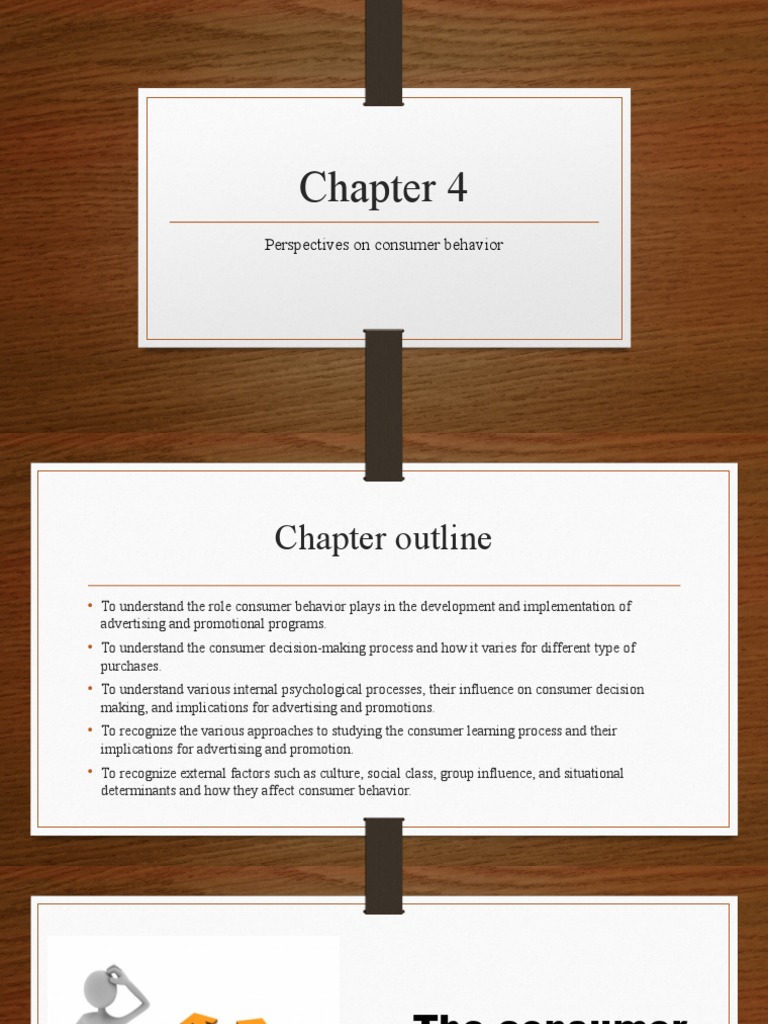Chapter 4 - Perspective On Consumer Behavior | PDF | Consumer Behaviour | Reinforcement