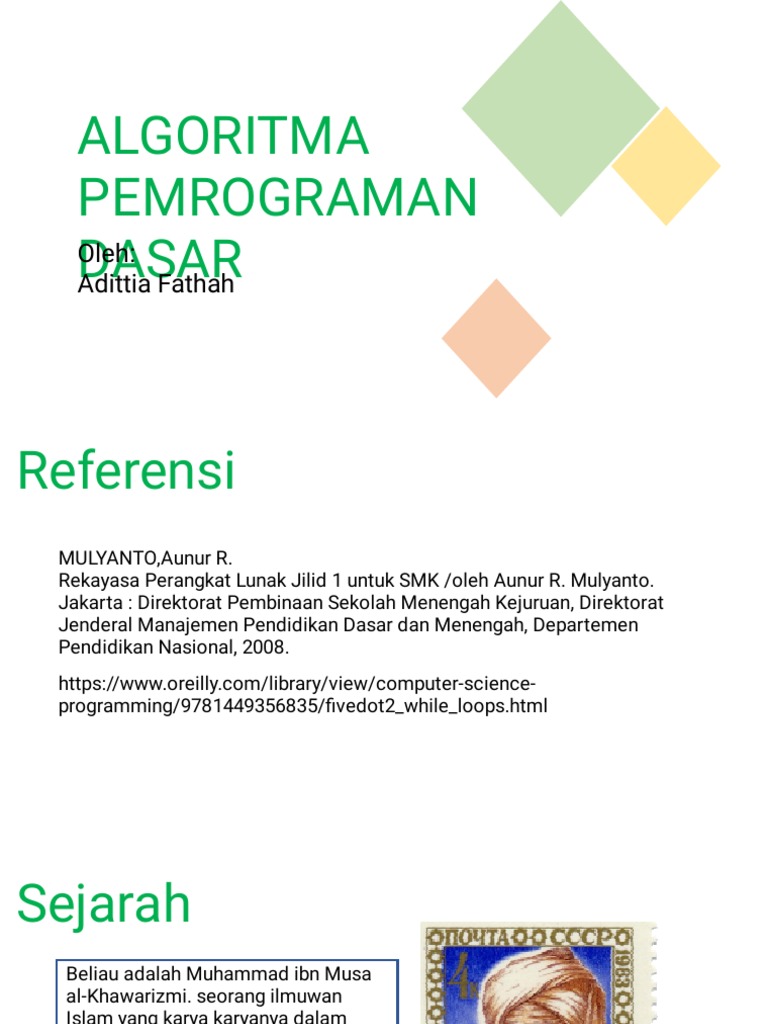 Algoritma Pemrograman Dasar | PDF | Metode & Bahan Ajar | Komputer