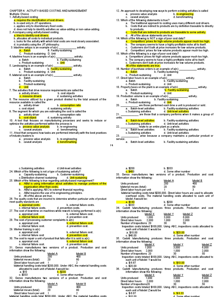 Abc Strat | PDF | Labour Economics | Cost