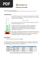 05.experimento ¿Flota o Se Hunde? | PDF | Peso | Masa